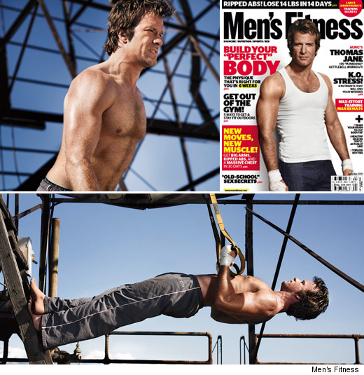 Thomas Jane in Men's Fitness -- Just 'Cuz | toofab.com