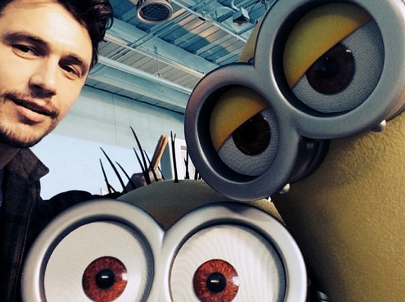 James Franco Is First in Line for New "Despicable Me" Minion Mayhem ...