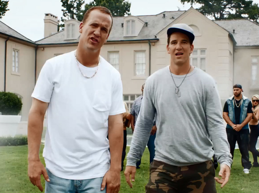 Peyton & Eli Manning Star in New DIRECTV Hilarious Rap Video | toofab.com