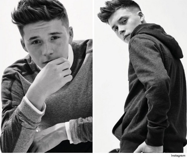 Brooklyn Beckham Follows in David's Footsteps, Lands First Major ...