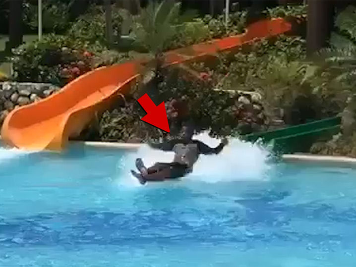 Water Slide Viral Video, Strong Sign It's a Fake, But ... | TMZ.com